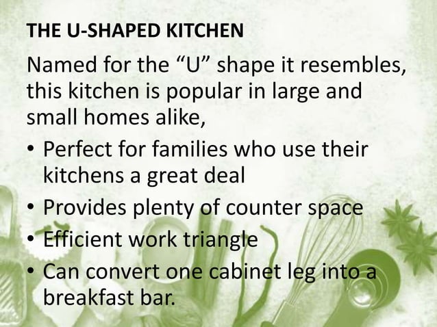 5. understanding the basic kitchen layout | PPTX