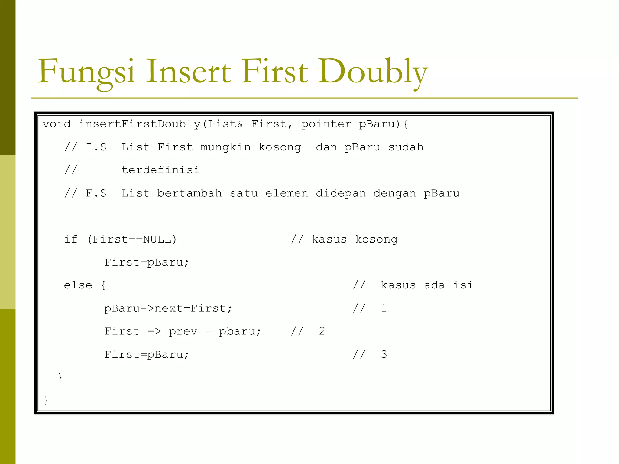 5. Doubly Linked List (Struktur Data) | PDF