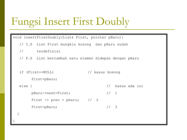 5. Doubly Linked List (Struktur Data) | PDF