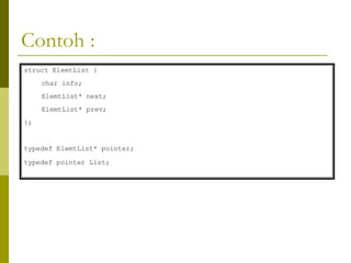 5. Doubly Linked List (Struktur Data) | PDF
