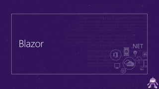.NET no Browser - Webassembly com Blazor! | PPTX