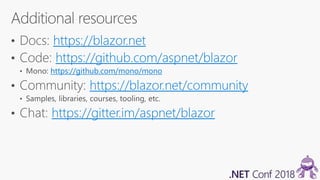 .NET no Browser - Webassembly com Blazor! | PPT