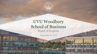 Utah Valley University - New Business School Building | PPT