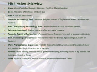 5. Professor Chris Gerrard - Shapwick in Lindisfarne | PPT