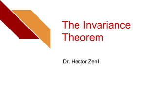 Invariance Theorem Explained by Dr. Hector Zenil | PPT