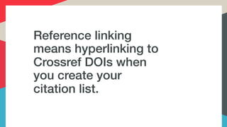 5. Reference linking & Cited by | PPT