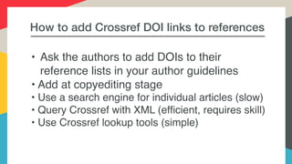 5. Reference linking & Cited by | PPT