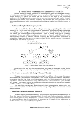 Review on: Techniques for Predicting Frequent Items | PDF