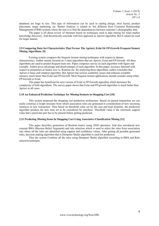 Review on: Techniques for Predicting Frequent Items | PDF