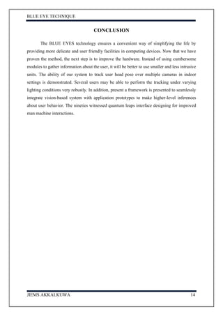 5.report (blue eye technology) | PDF