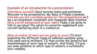 5.effective listerning & presentations | PPTX | Events