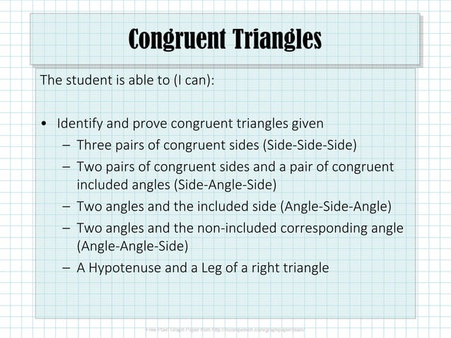 5.2 Congruent Triangle Theorems | PDF