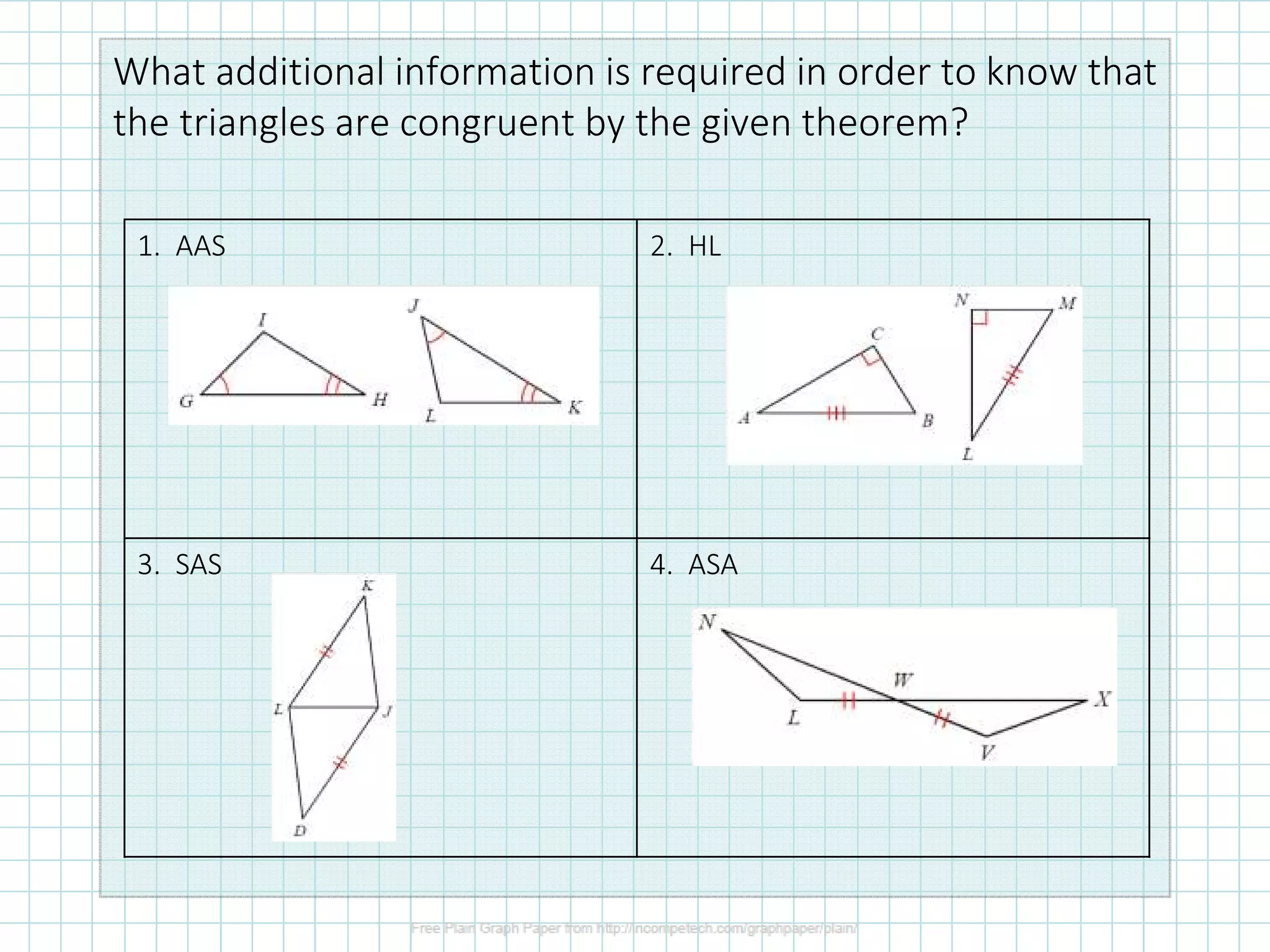 5.3 Congruent Triangle Proofs | PDF