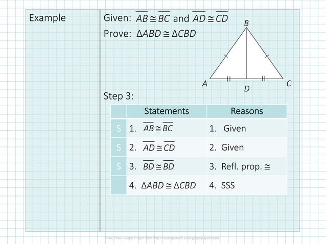 5.3 Congruent Triangle Proofs | PDF