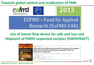 Rapid, on site, diagnosis of FMD and safe and cost-effective shipment ...