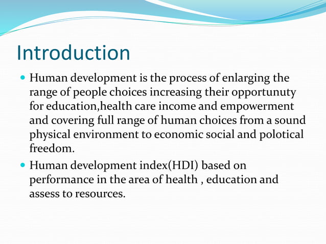 5.human development | PPT