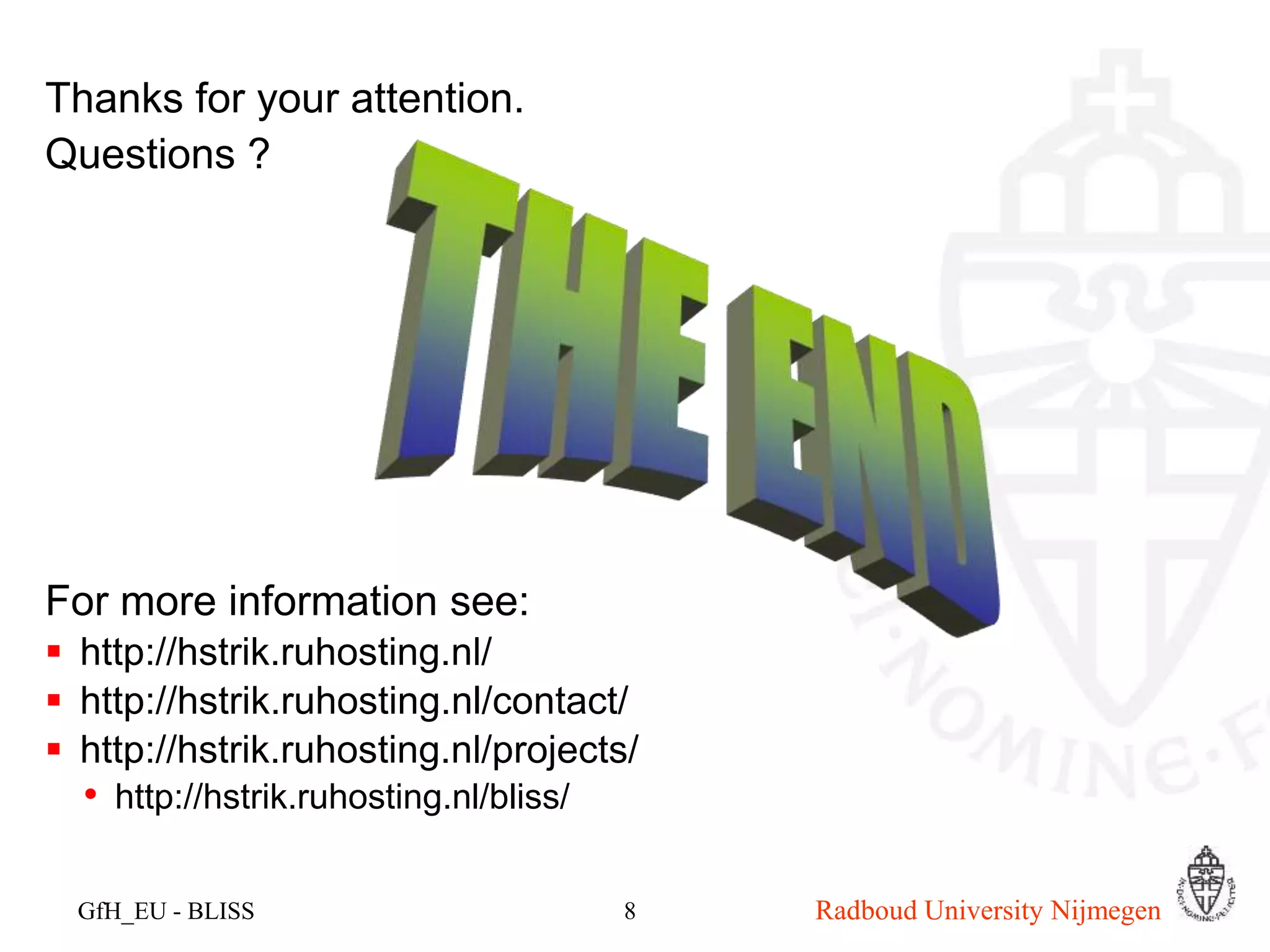 Behaviour-based language-interactive speaking systems (BLISS) | PPTX