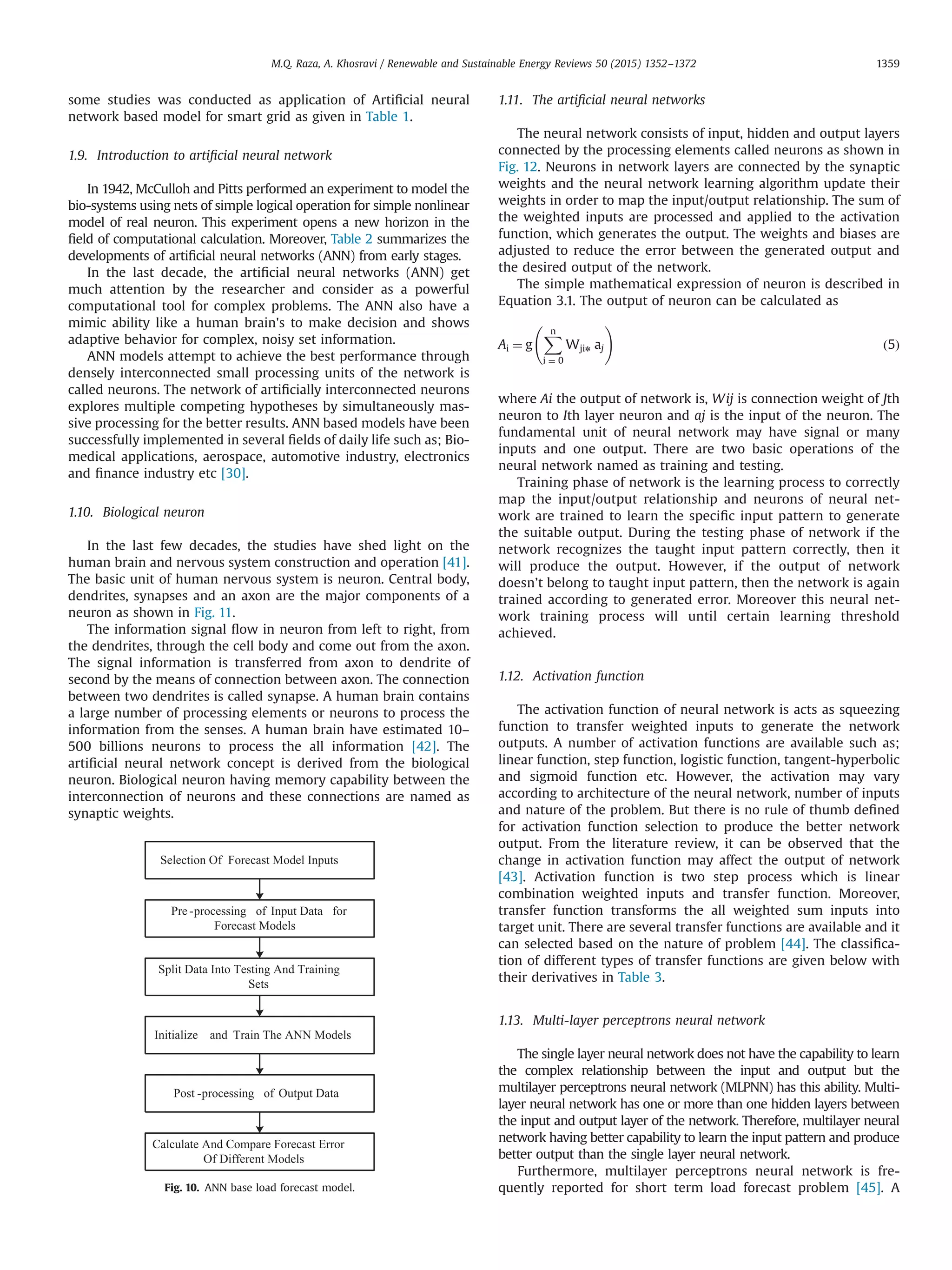 A review on artificial intelligence based load demand forecasting techniques for smart grid and ...