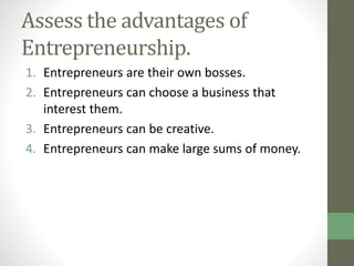 Are you right for Entrepreneurship? | PPTX