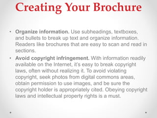 How to Create an Effective Brochure | PPTX