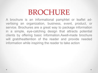 How to Create an Effective Brochure | PPTX