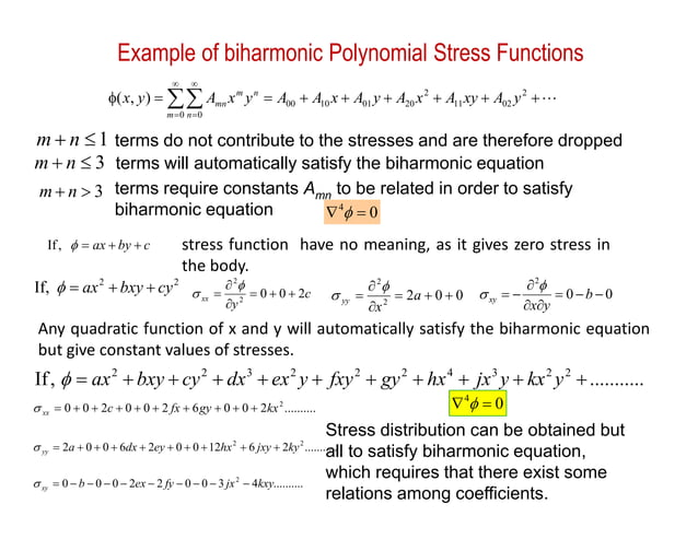 5. stress function | PDF | Physics | Science
