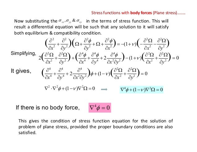 5. stress function