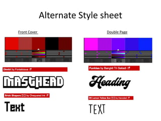 Magazine Pre-Production | PPTX