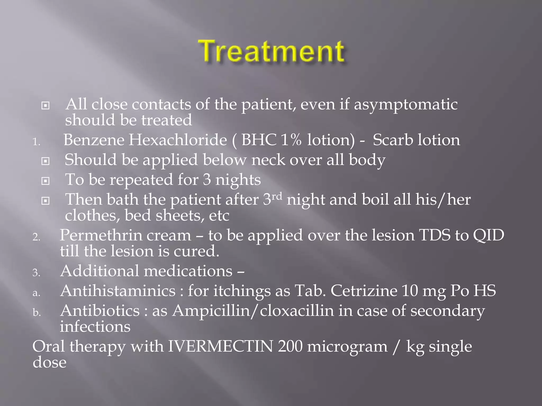 5. Scabies and pediculosis | PPTX
