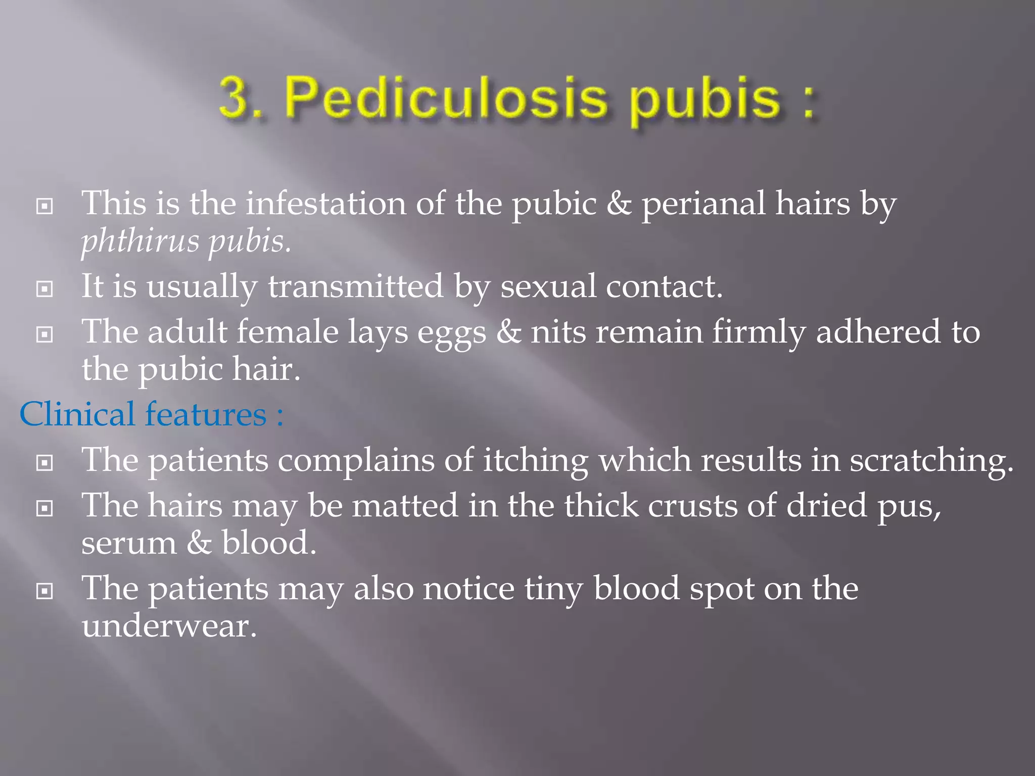 5. Scabies and pediculosis | PPTX