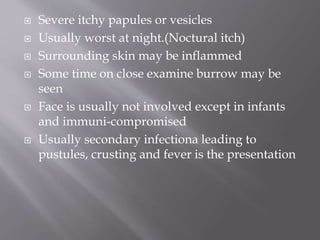 5. Scabies and pediculosis | PPTX