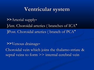 Radiological anatomy & Techniques of the Ventricular system | PPT | Brain and Nervous System ...