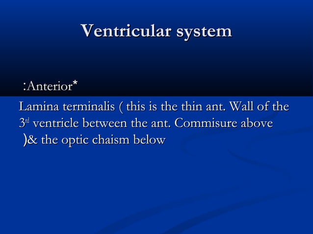 Radiological anatomy & Techniques of the Ventricular system | PPT | Brain and Nervous System ...