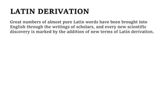 LATIN - LATIN AND ENGLISH | PPTX | Books and Literature