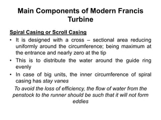5. francis turbine | PPTX