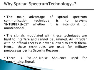 5.spread spectrum technology | PPT