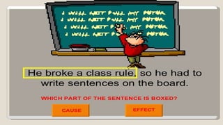 Cause and Effect lesson | PPTX
