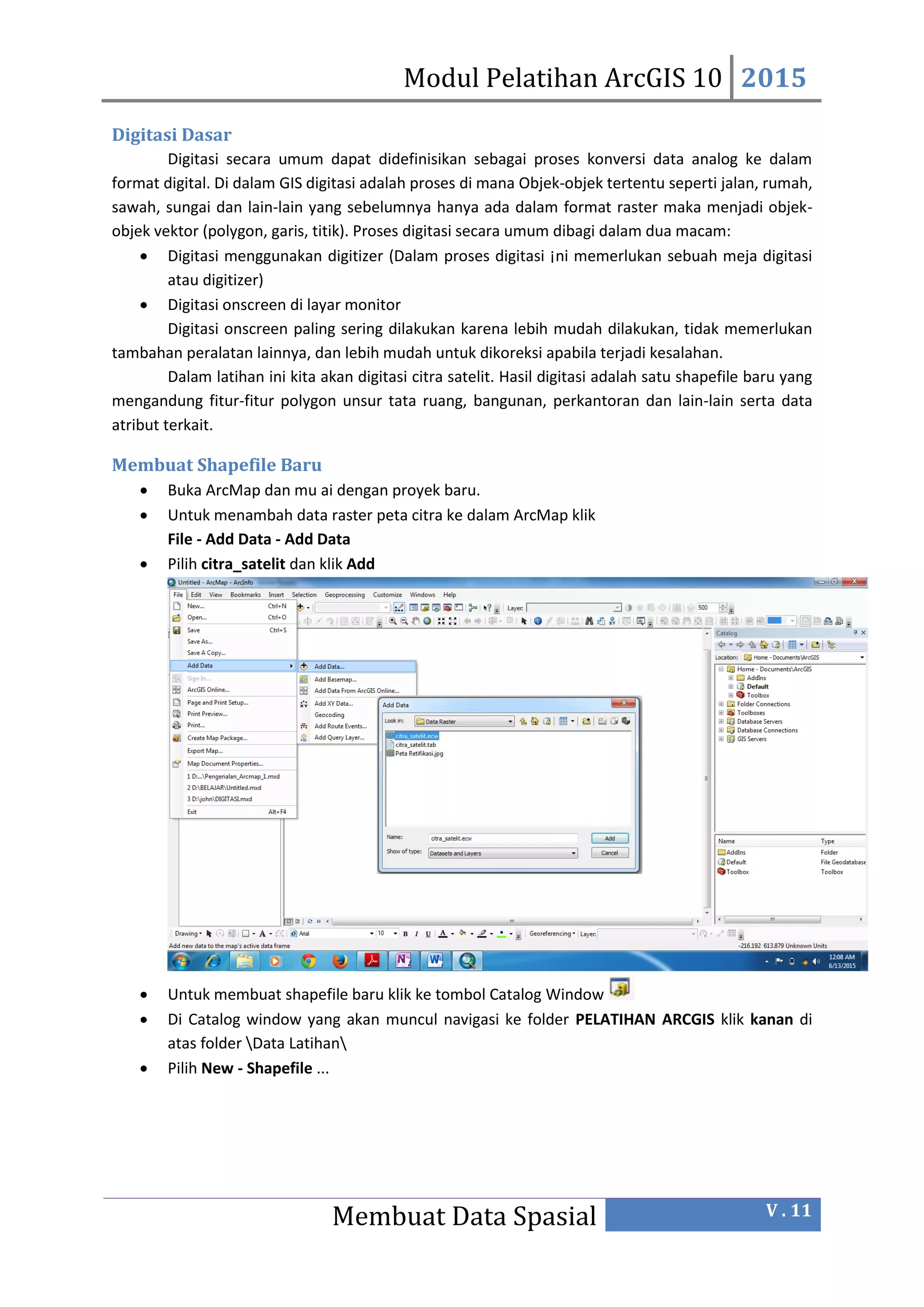 Membuat Data Spasial | PDF