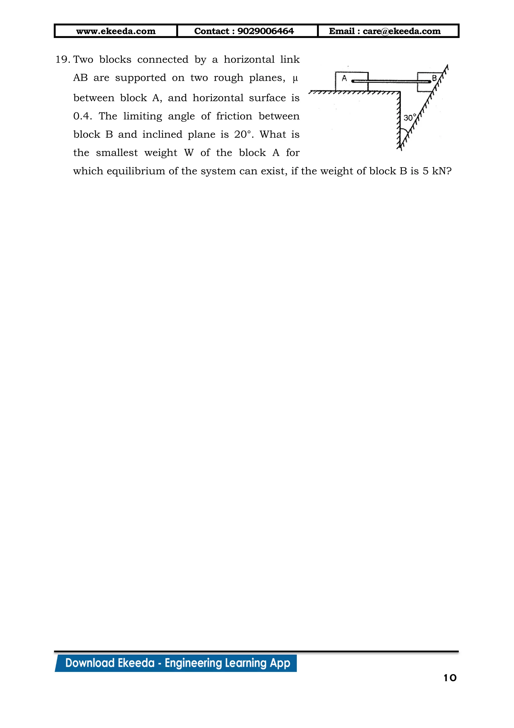 Engineering Mechanics 1st Year | PDF