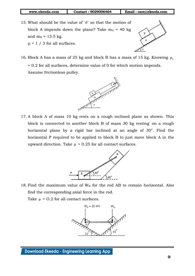 Engineering Mechanics 1st Year | PDF | Physics | Science