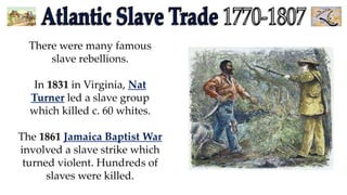 atlantic slave trade - slave resistance | PPTX