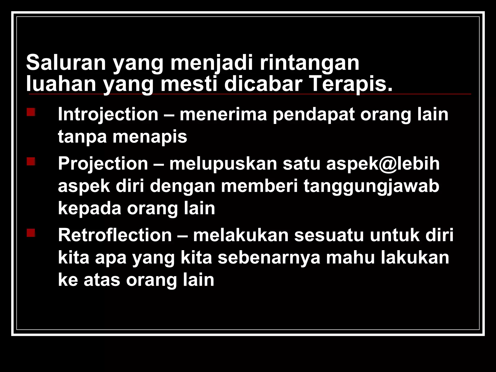 teori gestalt therapy | PPT