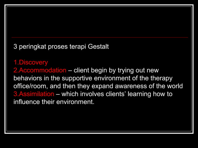 teori gestalt therapy | PPT
