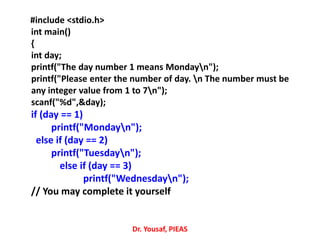 C Language Lecture 5 | PPT
