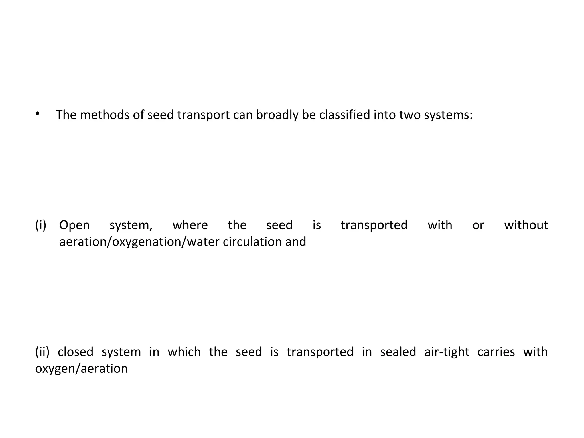 5.3 packing and transportation of fish seed | PPT