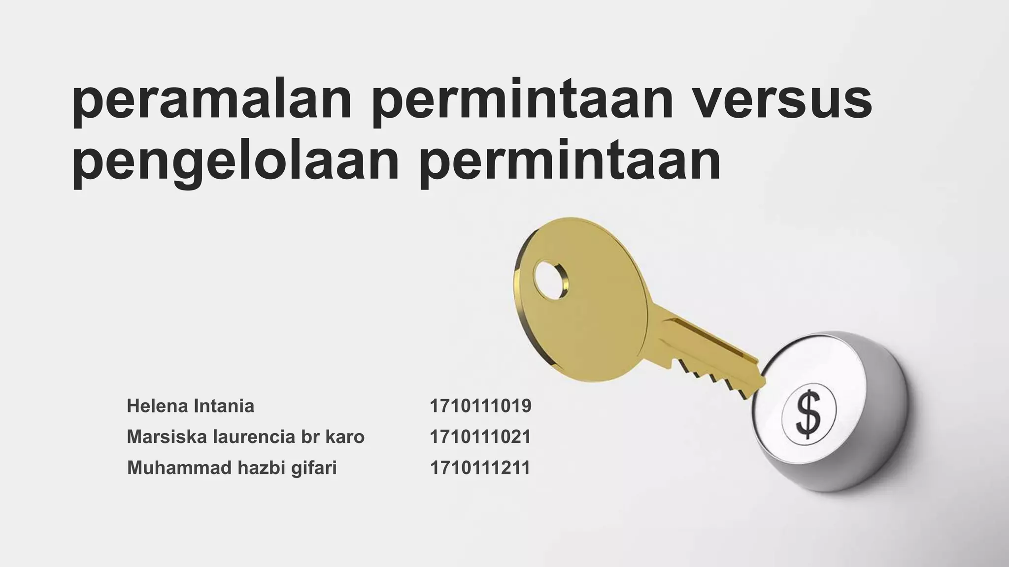 5. peramalan permintaan | PPTX