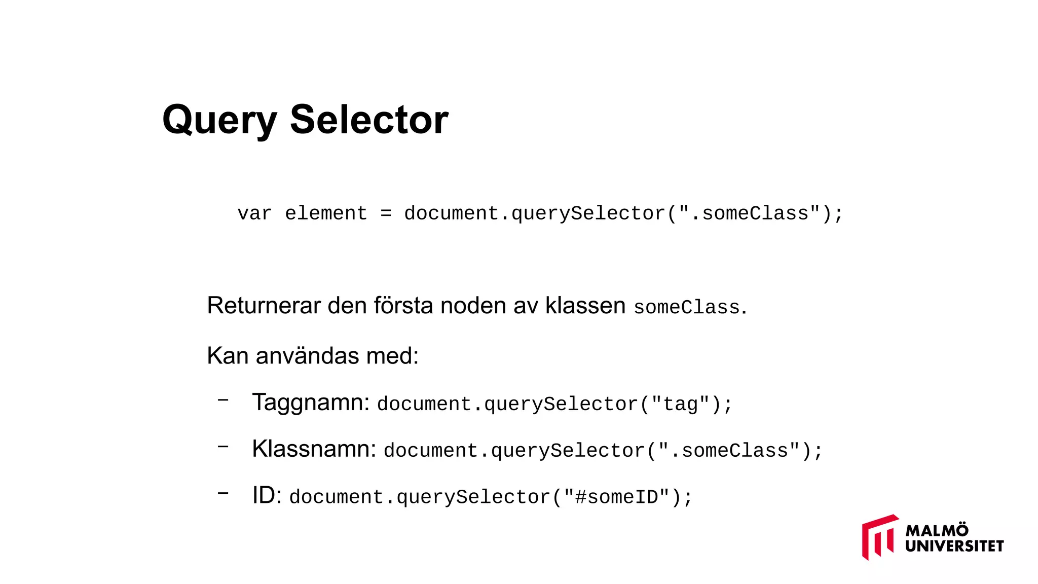 JavaScript + DOM | PPT