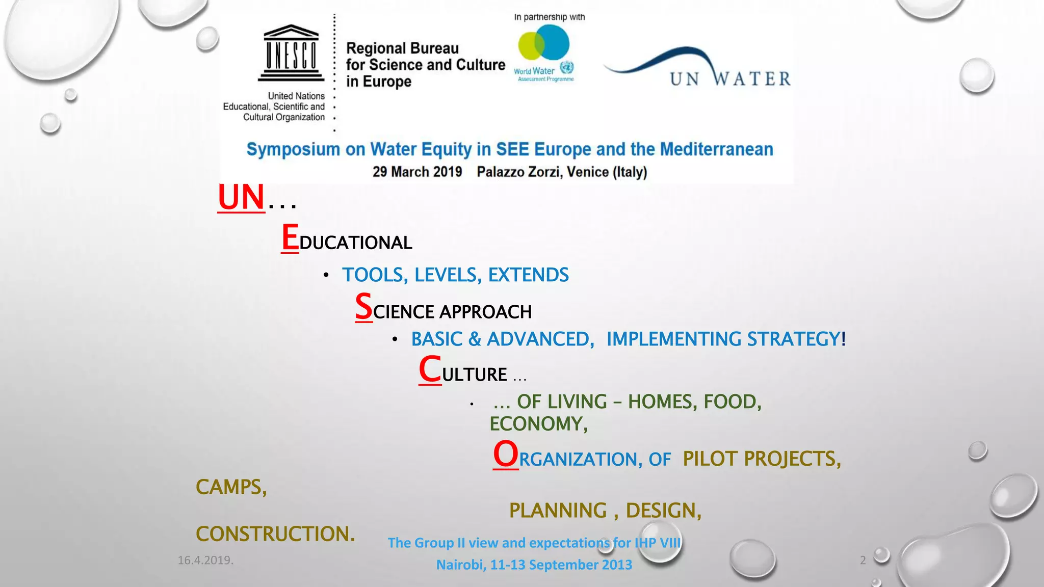 Sustainable Urban Water Sanitation Wider Environment And Beyond Ppt