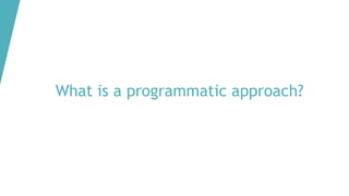 Session 5.1: Programatic approach in building resilience | PPT