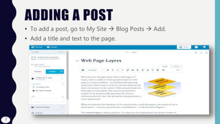 Wordpress - S03.L05 - Adding Posts | PPT